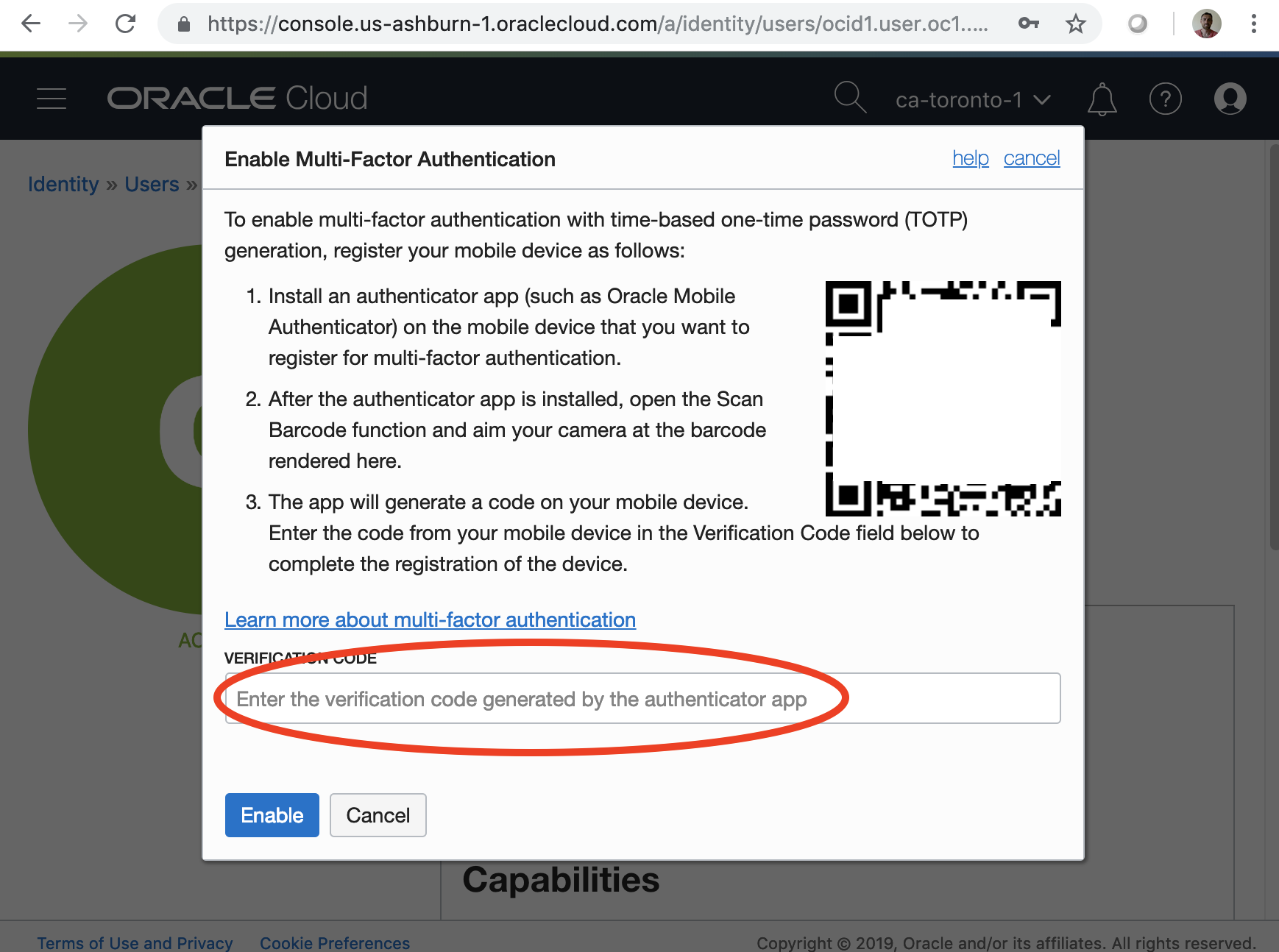 Oracle Cloud Infrastructure multi-factor authentication – Running in ...