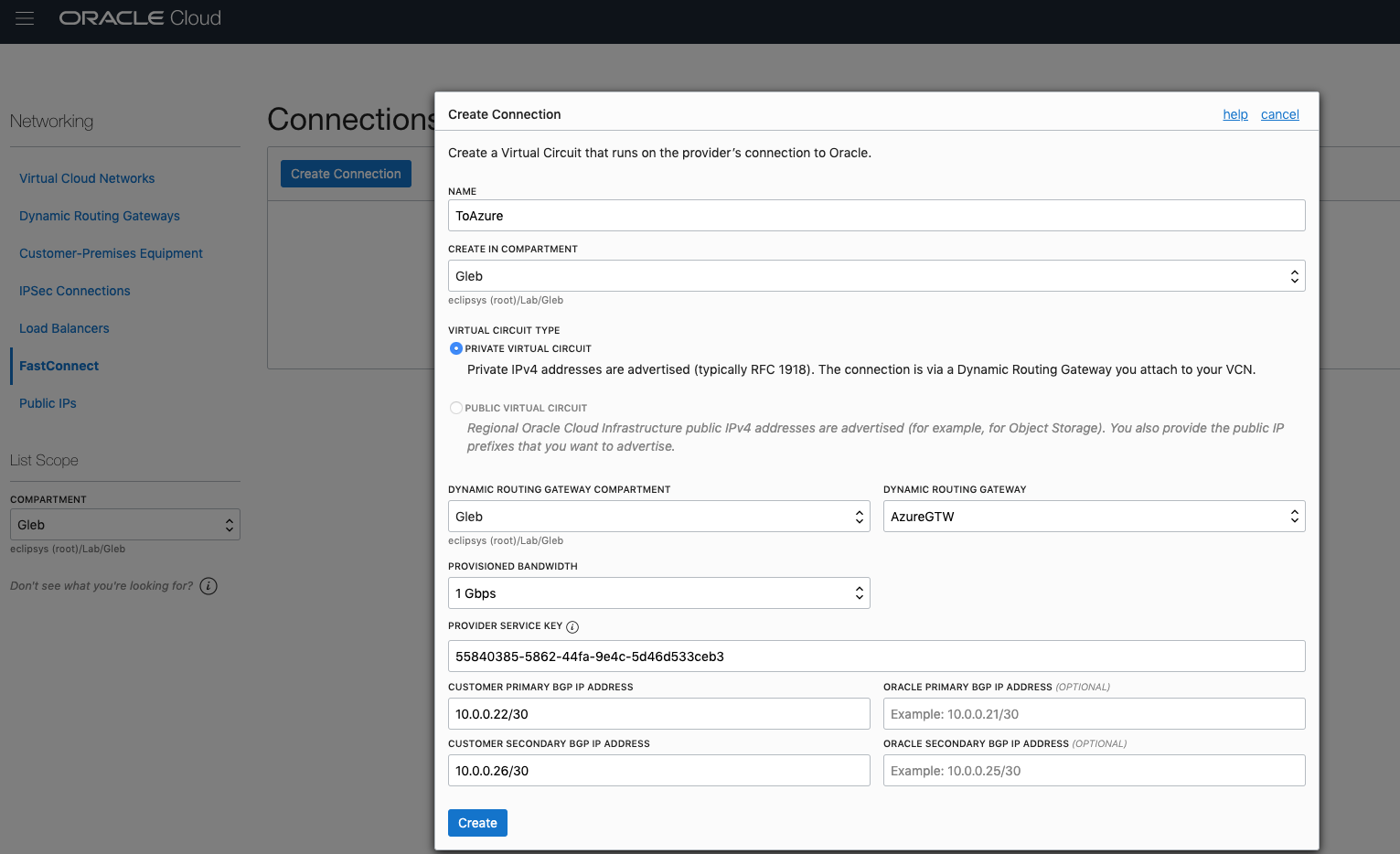 Oracle OCI and Azure inter-cloud link. Good option for a hybrid cloud ...