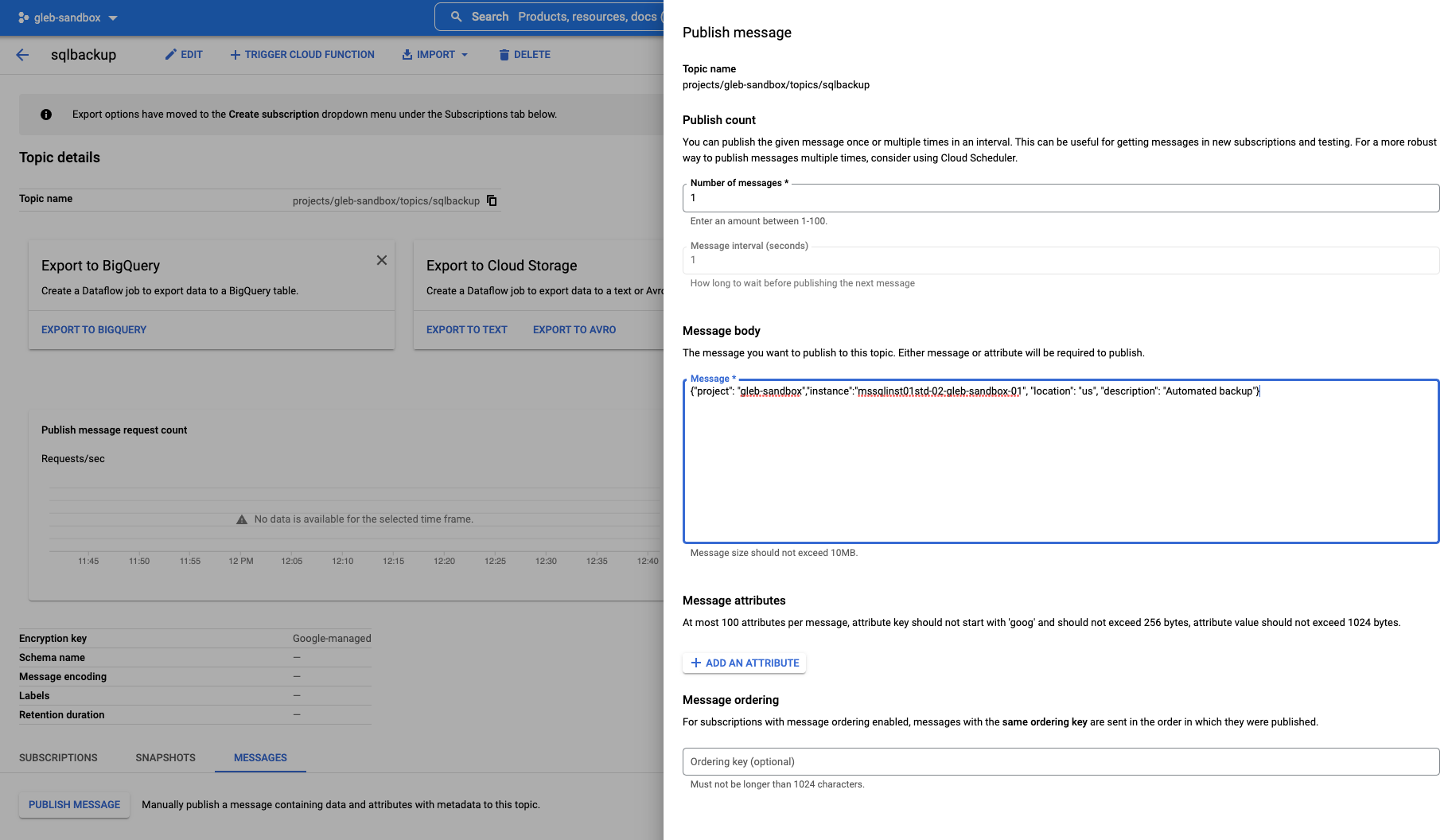 Google Cloud SQL Custom Backups – Running in the clouds